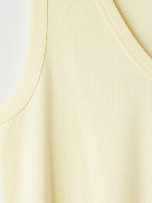 LCWAIKIKI Curve Plus Size Ženska Majica Na Bretele Sa V Izrezom