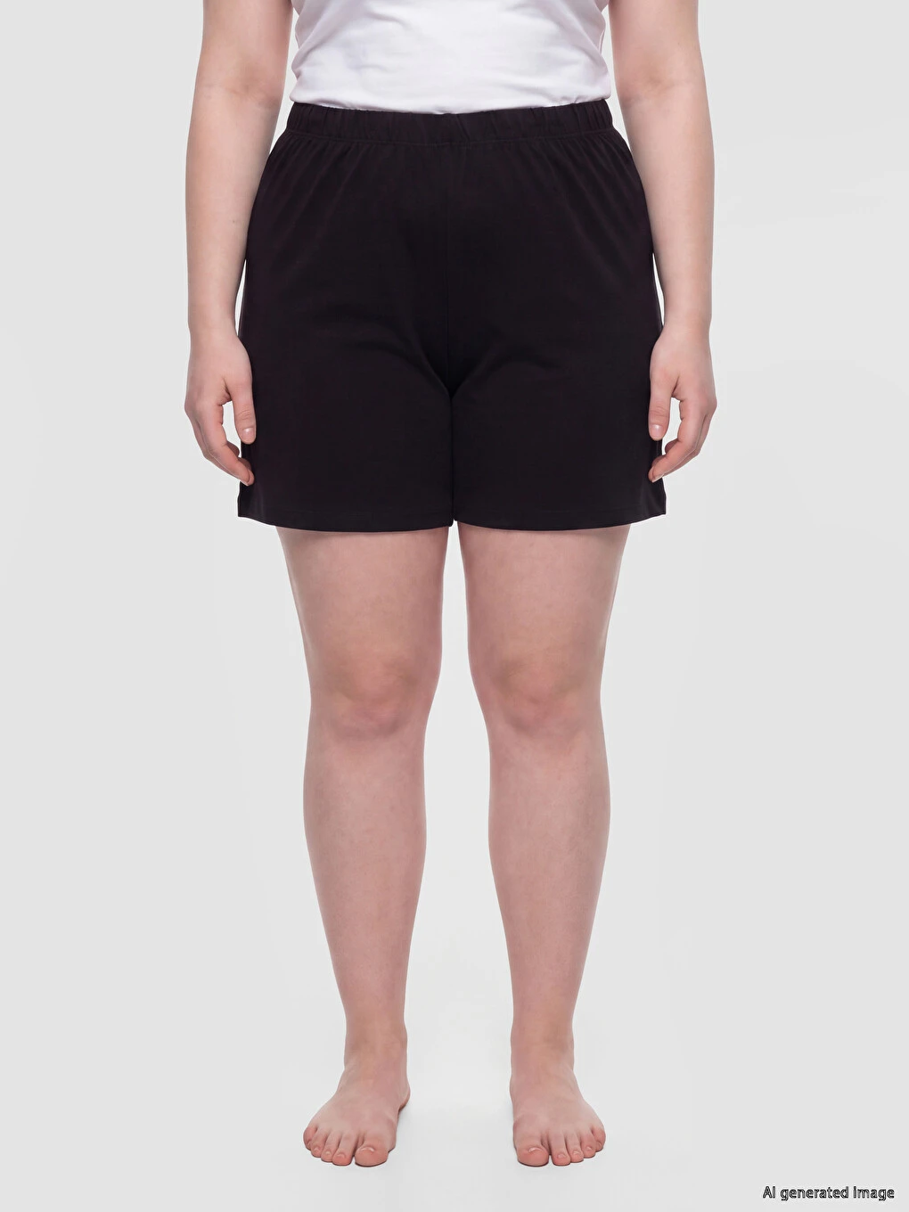 LCW Curve Helanke Šorts Za Žene Plus Size 2-pakovanje