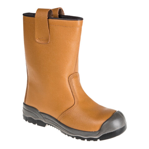 Steel Action Leather Rigger čizme S1P SR