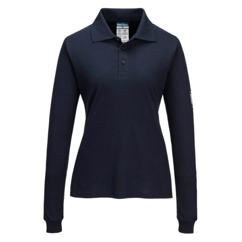 Modaflame Knit vatrootporna ženska polo majica dugih rukava