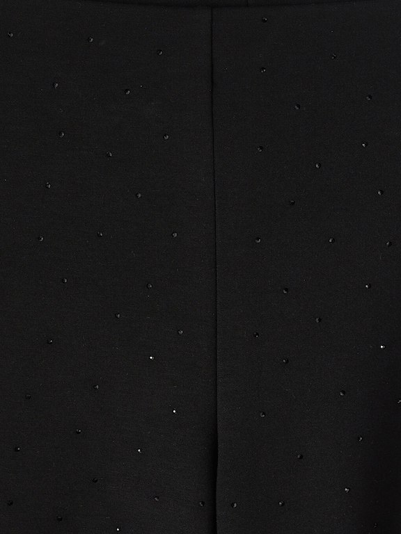 LCW EVERYDAY Ženske Pantalone Od Skuba Materijala Sa Mekanim Dodirom Ukrašene Cirkonima