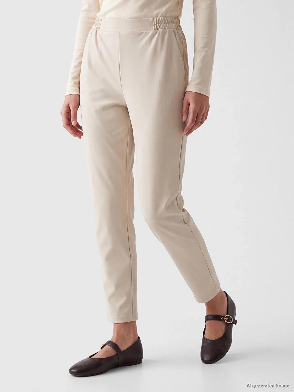 LCW EVERYDAY Ženske Pantalone Sa Elastičnim Strukom