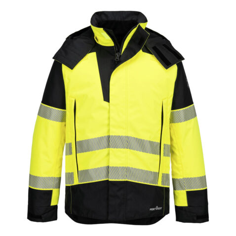 PW3 vatrootporna Modaflame Rain+ visokovidljiva zimska jakna