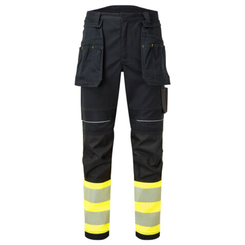 PW3 vatrootporne Modaflame visokovidljive pantalone klase 1 sa holster džepovima