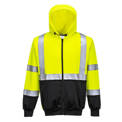 Dvobojna Hi-Vis dukserica sa rajsferšlusom