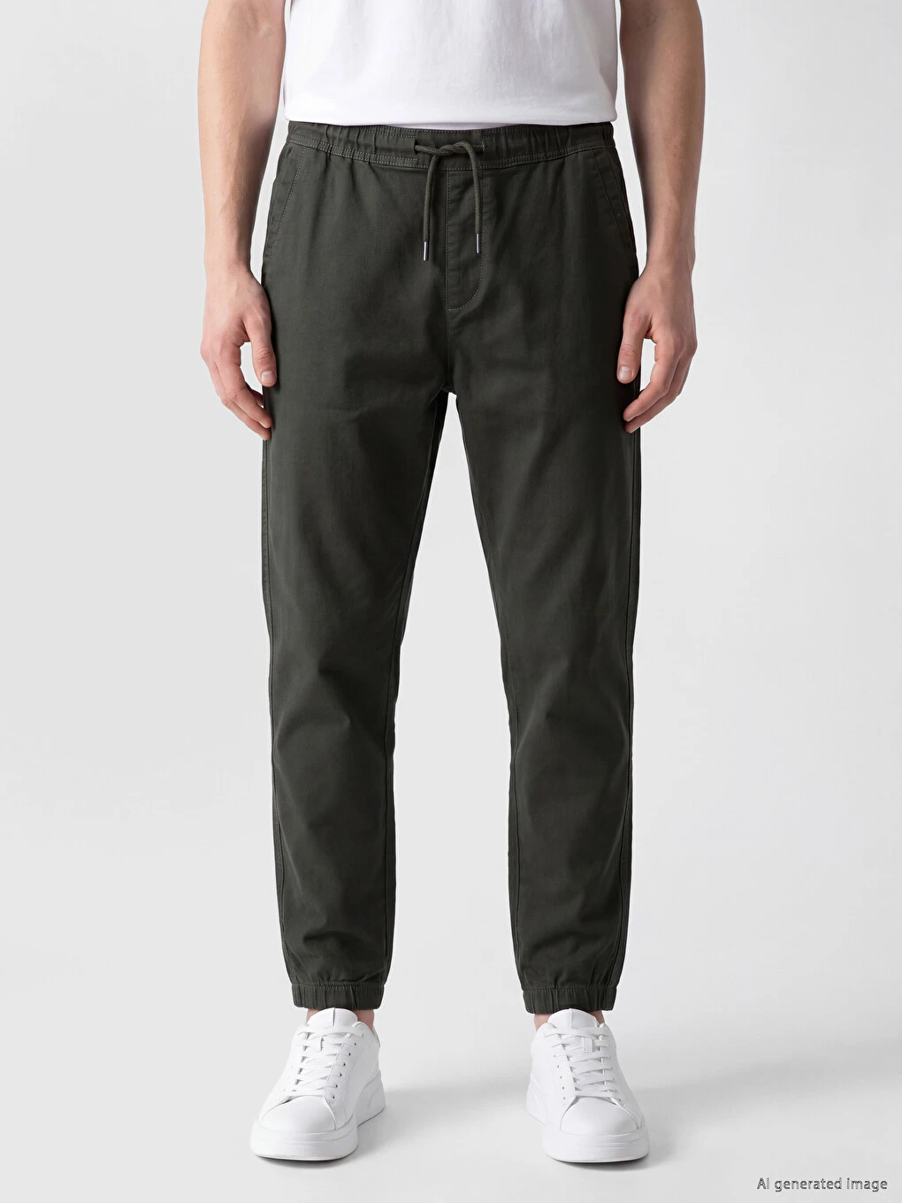 XSIDE Standard Fit Džoger Pantalone Za Muškarce