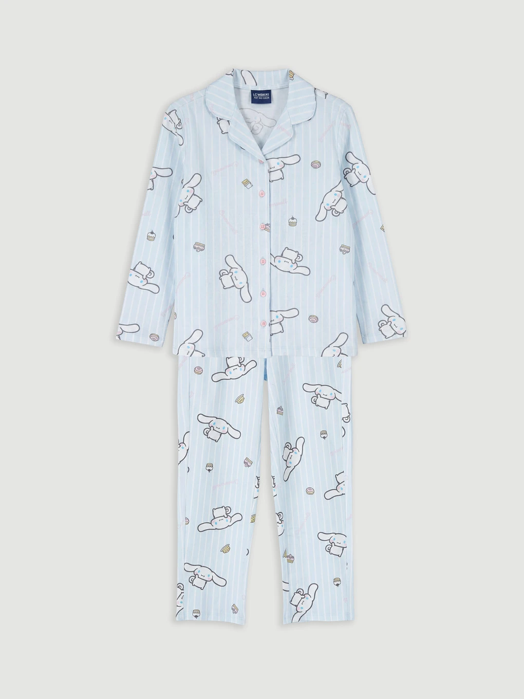 LCW Kids Cinnamoroll Štampani Pidžama Komplet Za Devojčice
