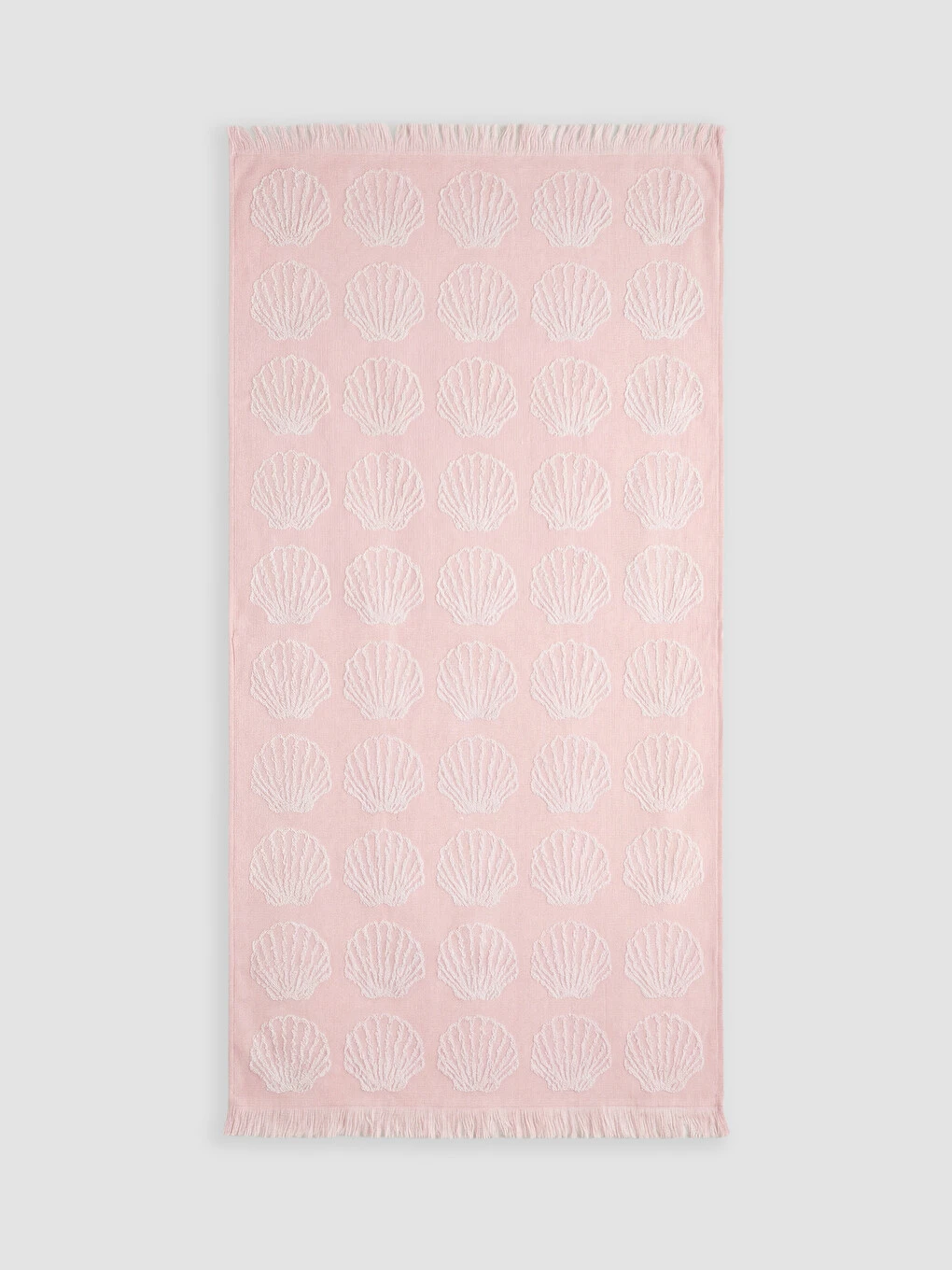 LCW ACCESSORIES Peškir Za Plažu Sa Dezenom Školjki Sa Resama 70x145 Cm