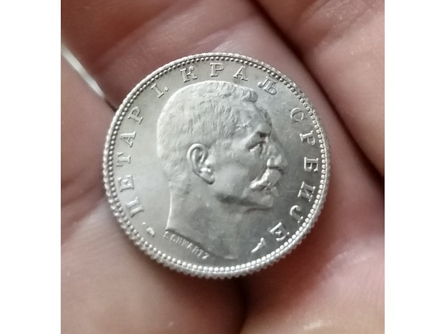 Kraljevina Srbija 1 dinar 1915. srebro (1,12)