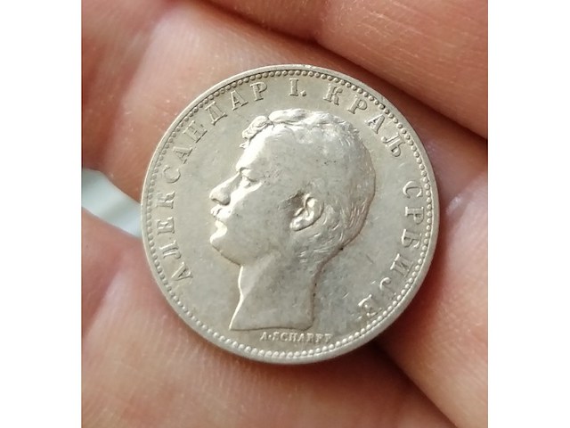 Kraljevina Srbija 1 dinar 1897. srebro (1,8)