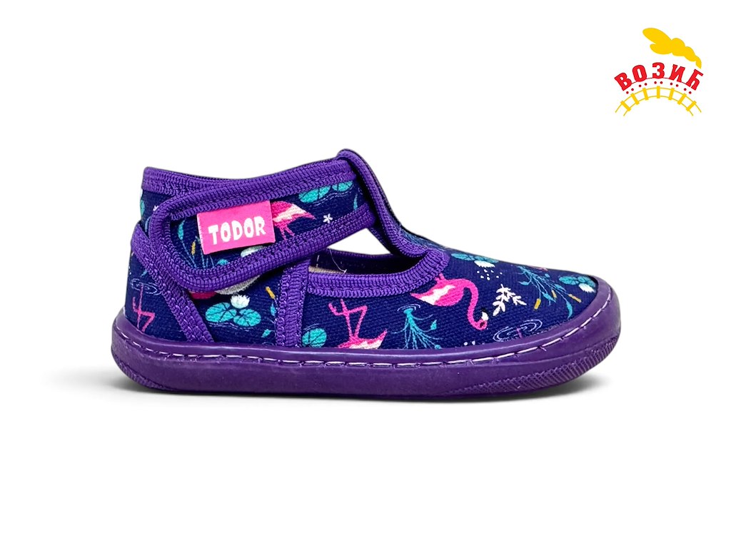 Todor lila flamingo cotton 100