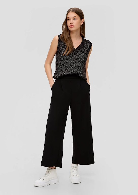 QS Ženske pantalone 7/8, Crne