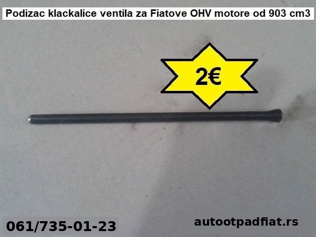 PODIZAC KLACKALICE VENTILA ZA FIATOVE OHV MOTORE OD 903 CM3