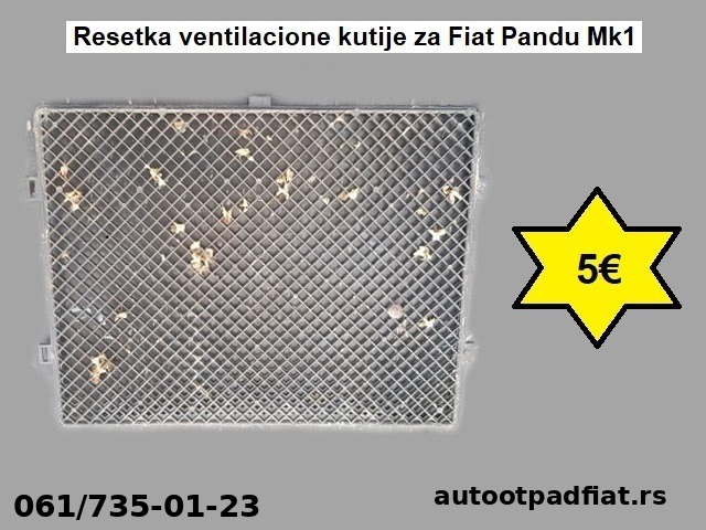 RESETKA VENTILACIONE KUTIJE ZA FIAT PANDU MK1