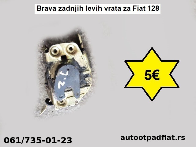 BRAVA ZADNJIH LEVIH VRATA ZA FIAT 128