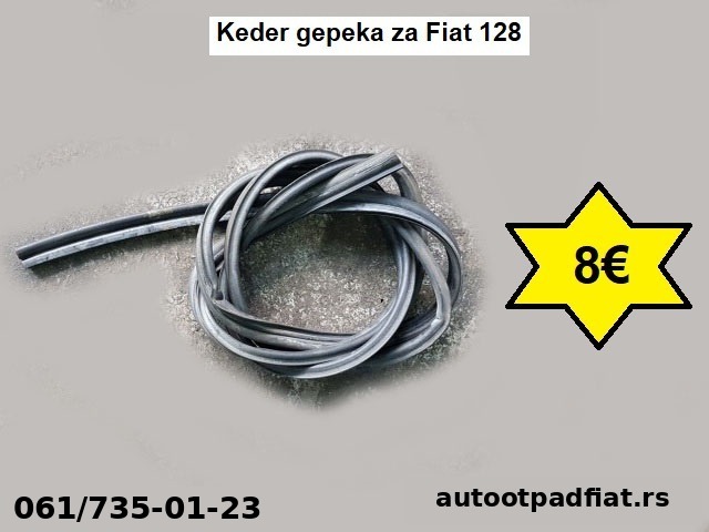 KEDER GEPEKA ZA FIAT 128