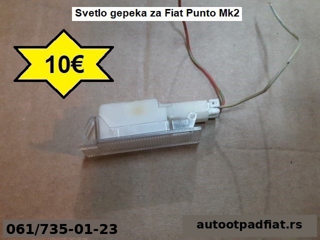 SVETLO GEPEKA ZA FIAT PUNTO MK2