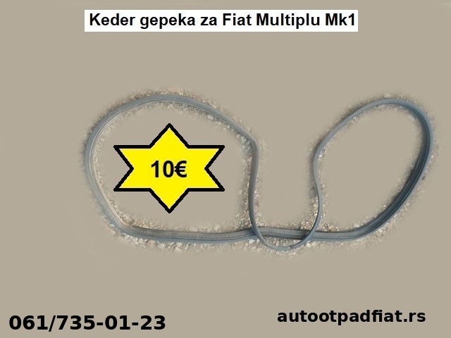 KEDER GEPEKA ZA FIAT MULTIPLU MK1