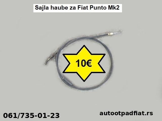 SAJLA HAUBE ZA FIAT PUNTO MK2