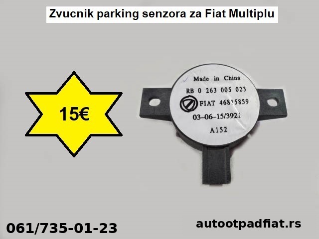 ZVUCNIK PARKING SENZORA ZA FIAT MULTIPLU