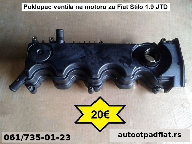 POKLOPAC VENTILA ZA FIAT STILO 1.9 JTD