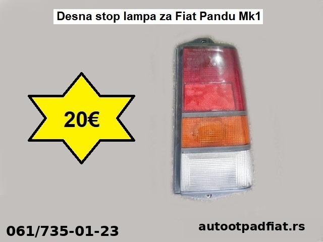 DESNA STOP LAMPA ZA FIAT PANDU MK1