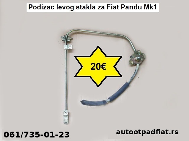 PODIZAC LEVOG STAKLA ZA FIAT PANDU MK1
