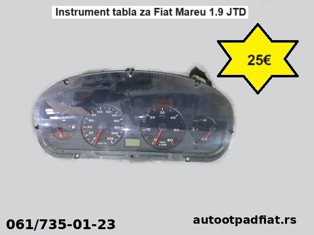 INSTRUMENT TABLA ZA FIAT MAREU 1.9 JTD
