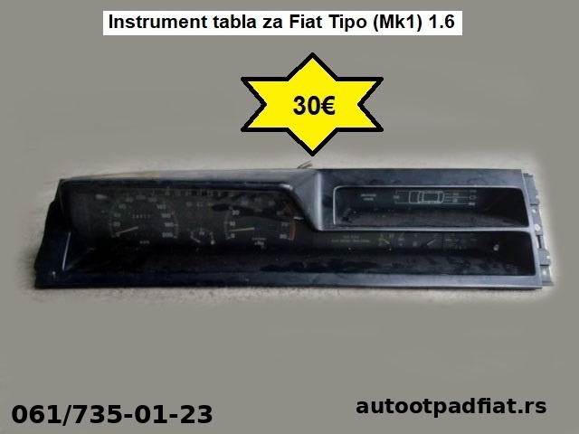INSTRUMENT TABLA ZA FIAT TIPO (MK1) 1.6