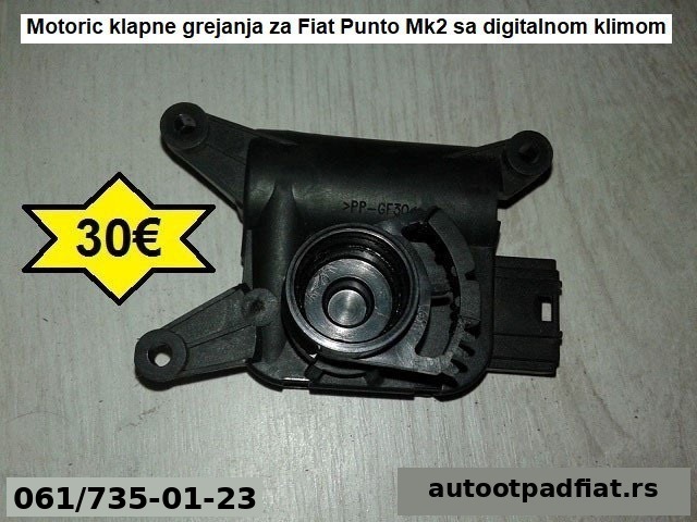 MOTORIC KLAPNE GREJANJA ZA FIAT PUNTO MK2 SA DIGITALNOM KLIMOM