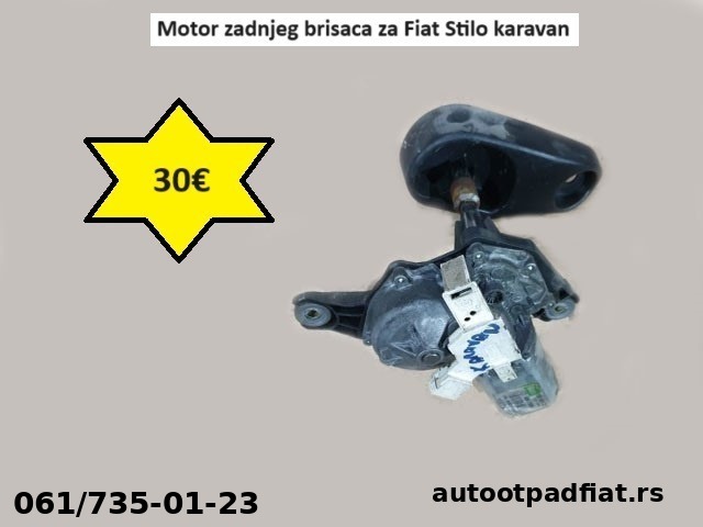 MOTOR ZADNJEG BRISACA ZA FIAT STILO KARAVAN (30€)
