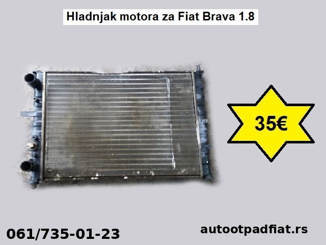 HLADNJAK MOTORA ZA FIAT BRAVA 1.8