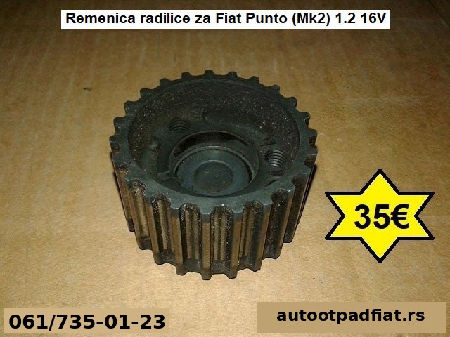 REMENICA RADILICE ZA FIAT PUNTO (MK2) 1.2 16V
