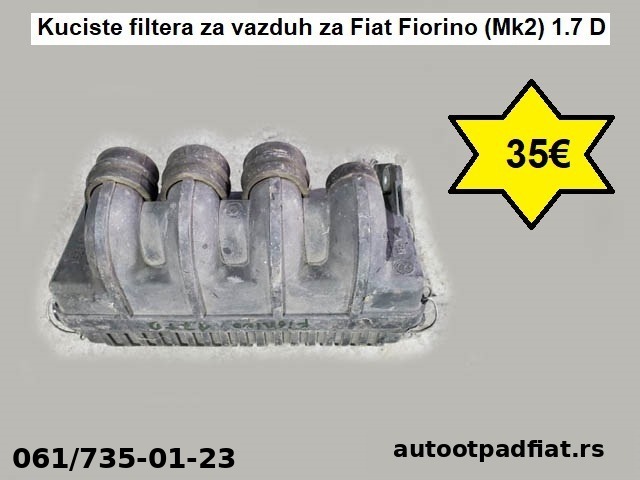 KUCISTE FILTERA ZA VAZDUH ZA FIAT FIORINO (MK2) 1.7 D