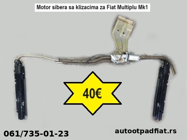 MOTOR SIBERA SA KLIZACIMA ZA FIAT MULTIPLU MK1