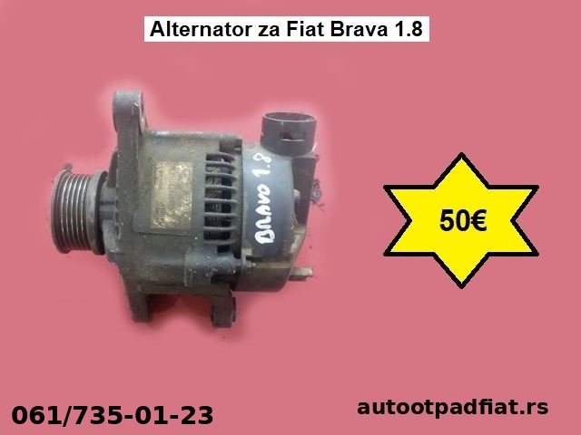 ALTERNATOR ZA FIAT BRAVA 1.8