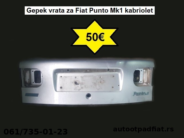 GEPEK VRATA ZA FIAT PUNTO MK1 KABRIOLET