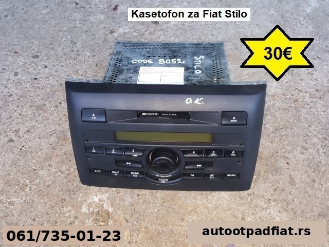 KASETOFON ZA FIAT STILO