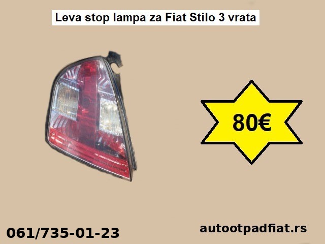 LEVA STOP LAMPA ZA FIAT STILO 3 VRATA