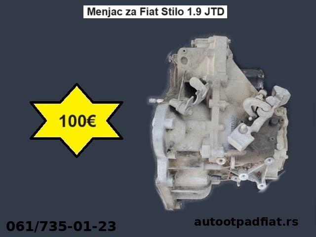 MENJAC ZA FIAT STILO 1.9 JTD