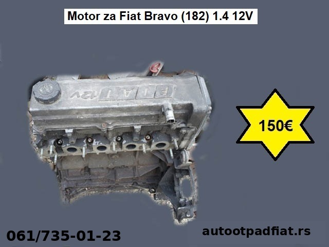 MOTOR ZA FIAT BRAVO (182) 1.4 12V