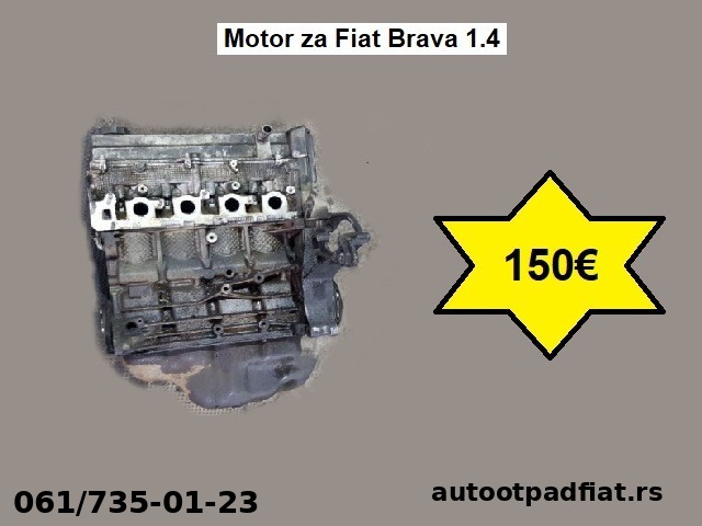 MOTOR ZA FIAT BRAVA 1.4