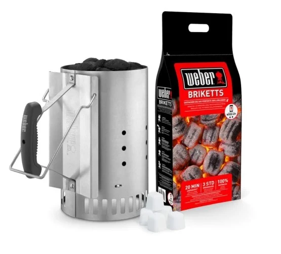 Komplet pripaljivač roštilja sa 2kg briketa Weber