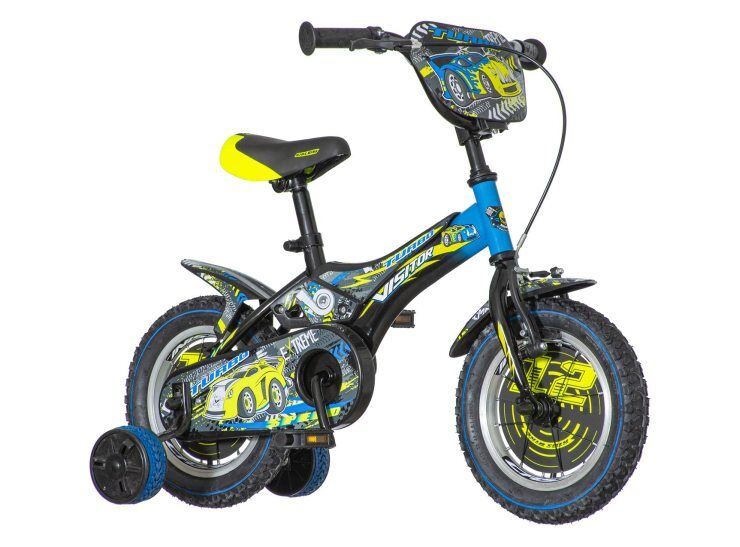 Bicikl visitor turbo 12" žuto plavi 1120055ID: EK000702577