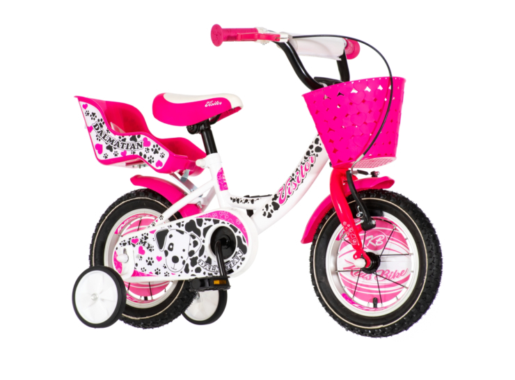 Bicikl visitor dalmatian 12" roze beli 1120062ID: EK000701344