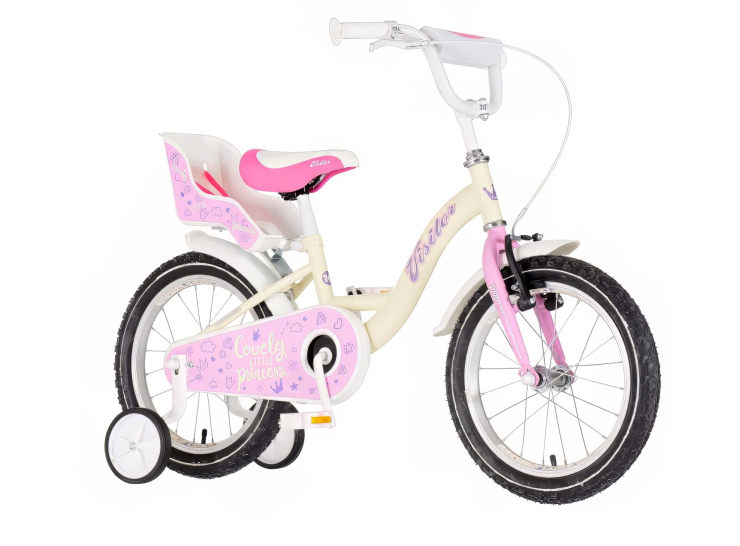 Bicikl visitor lovely little princess 16" belo roze 1160092ID: EK000702321