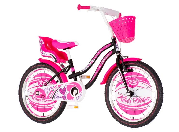 Bicikl visitor little heart 20" crno roze 1203001ID: EK000702054