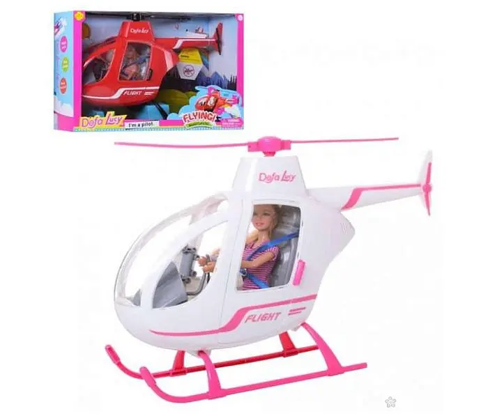 Defa lutka igračka Lusi u helikopteru, šarena