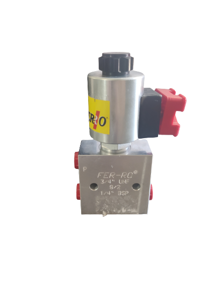 3/4 UNF - Zic ventil, otvoren, 24VDCV, 1/4" BSP