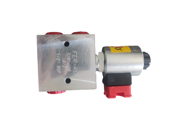 7/8 UNF - Zic ventil, otvoren, 24V DC, 1/2" BSP